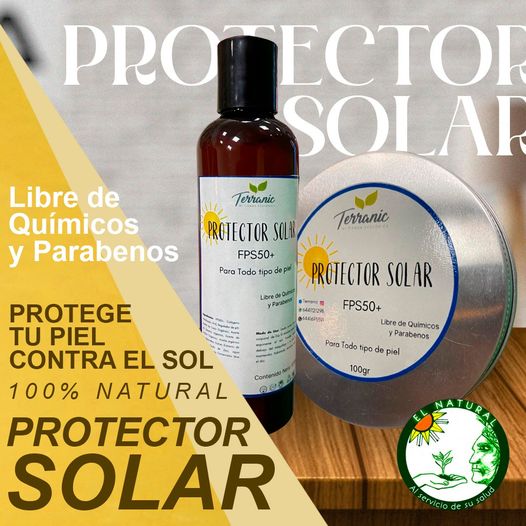 Protector Solar con 100gr de Terranic - Tienda El Natural
