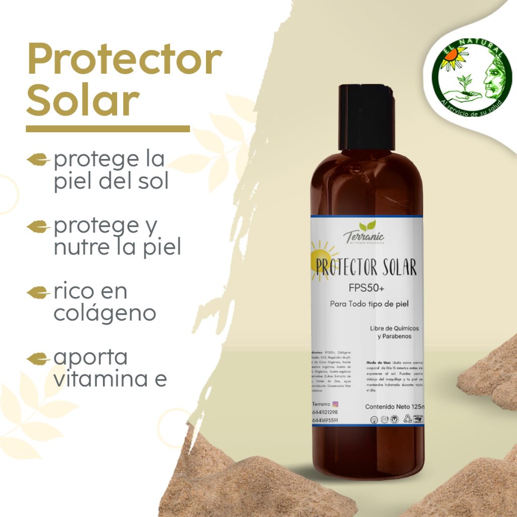 Protector Solar con 100gr de Terranic - Tienda Online El Natural