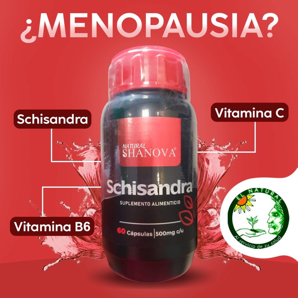 Schisandra con 60 Cápsulas Shanova - Tienda Online El Natural