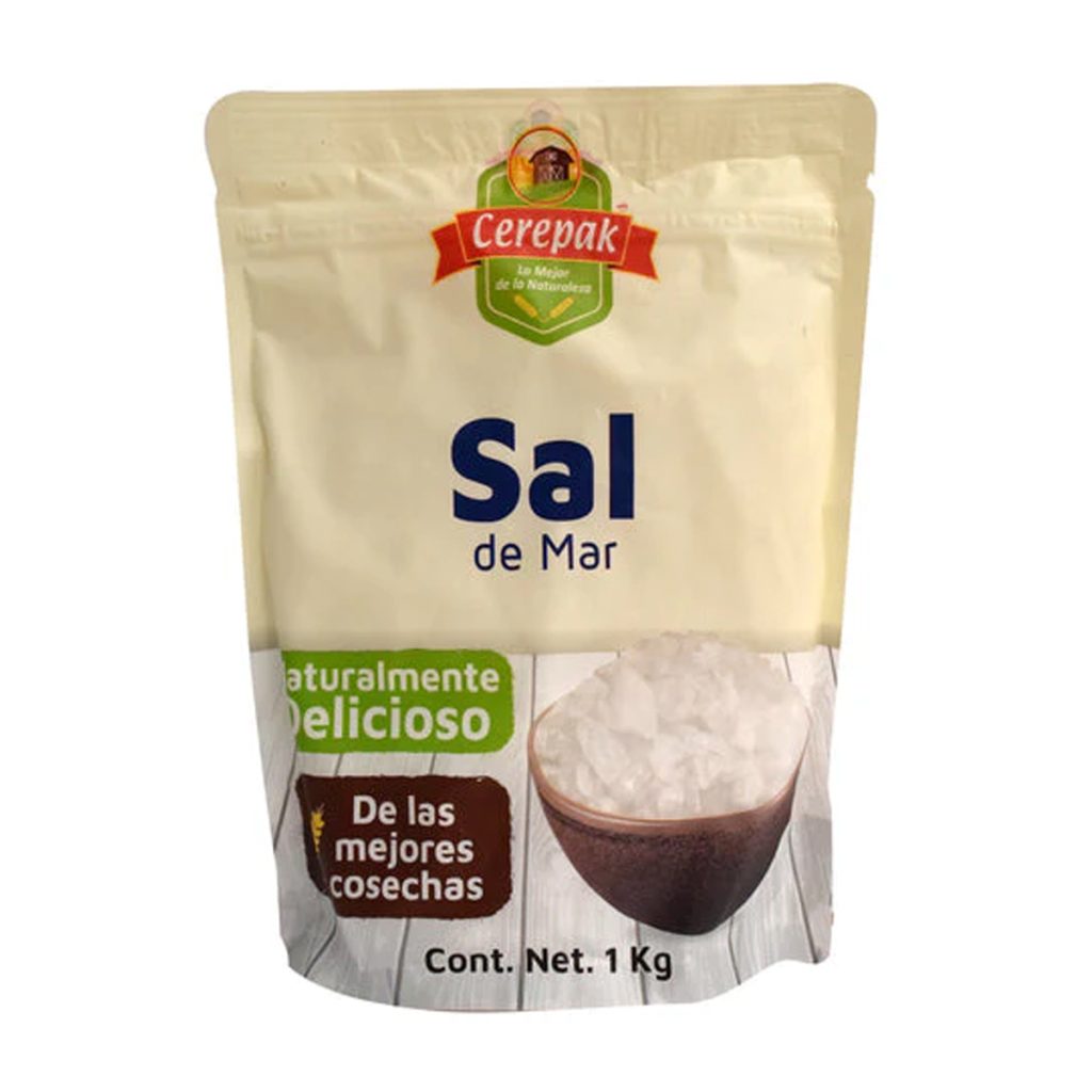 Sal de Mar con 1000gr de Cerepak - Tienda Online El Natural