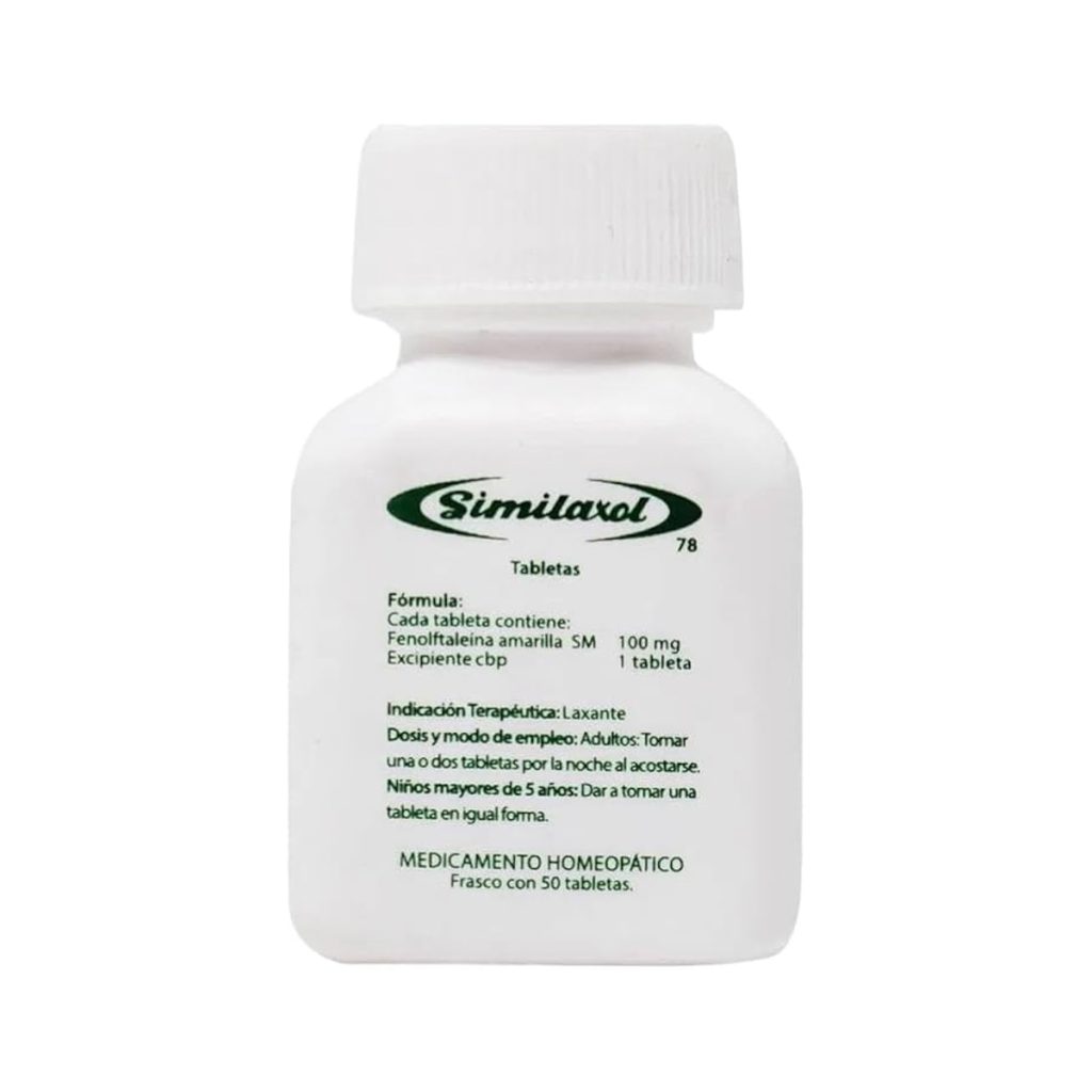 Similaxol de 100mg con 50 Tabletas - Tienda Online El Natural