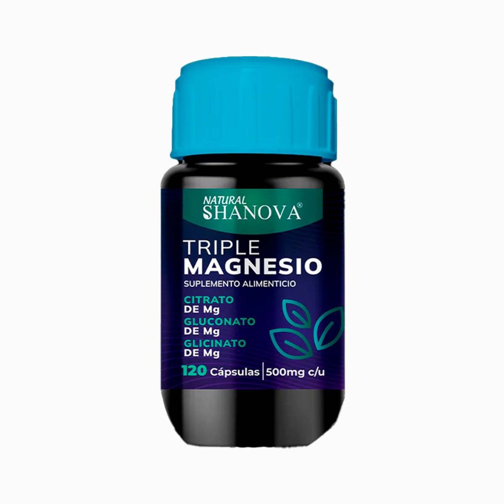 Triple de Magnesio con 120 Capsulas Shanova - Tienda Online El Natural